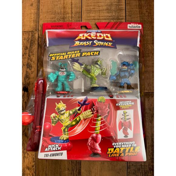 Toys | Legends Of Akedo Beast Strike Trikwonto Battling Action Figure Starter Pack | Poshmark